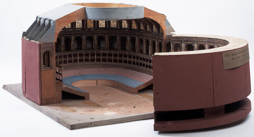 Model of the Hall of Arts and Science (Royal Albert Hall), Captain ...