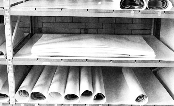 The Initial Conservation of an Archive of Rolled Architectural Drawings ...