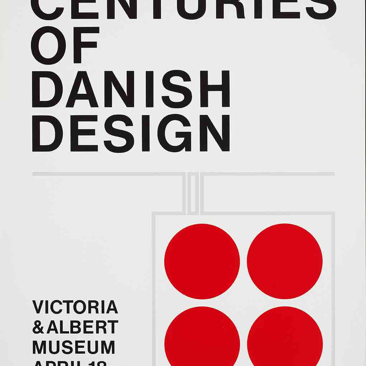 Two centuries of Danish Design exhibition poster | V&A Shop