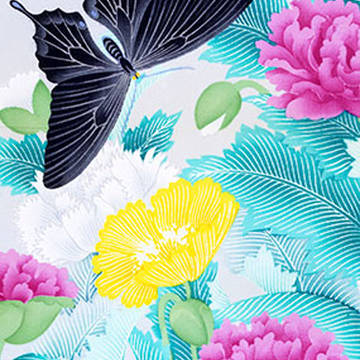 Japenese Swallowtail Butterflies Custom Print | V&A Shop