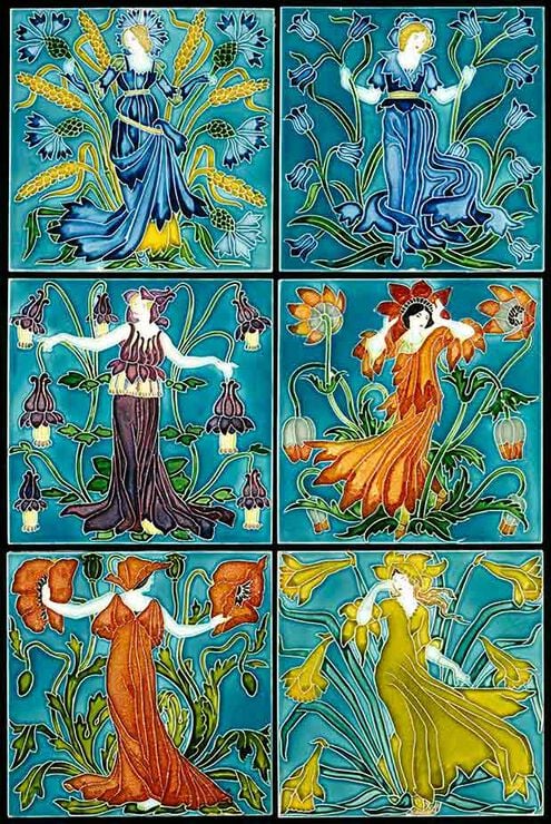 Flower Fairies Tiles Custom Print | Walter Crane | V&A Shop
