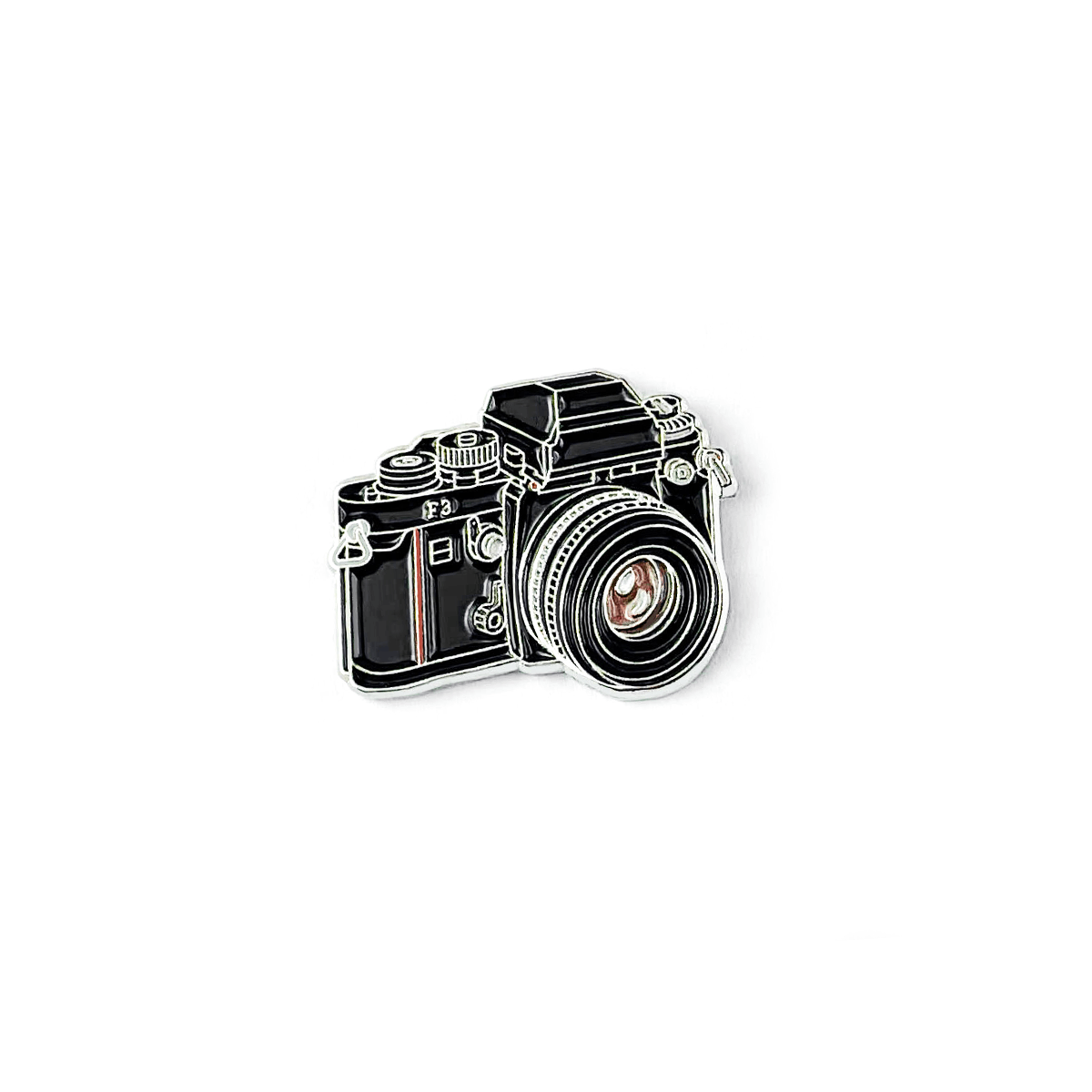 Black camera enamel pin badge | Pins & badges | V&A Shop