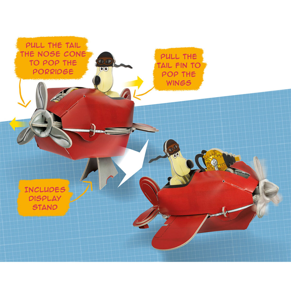 A Close Shave Gromit plane model kit | Crafts & Activities | V&A Shop