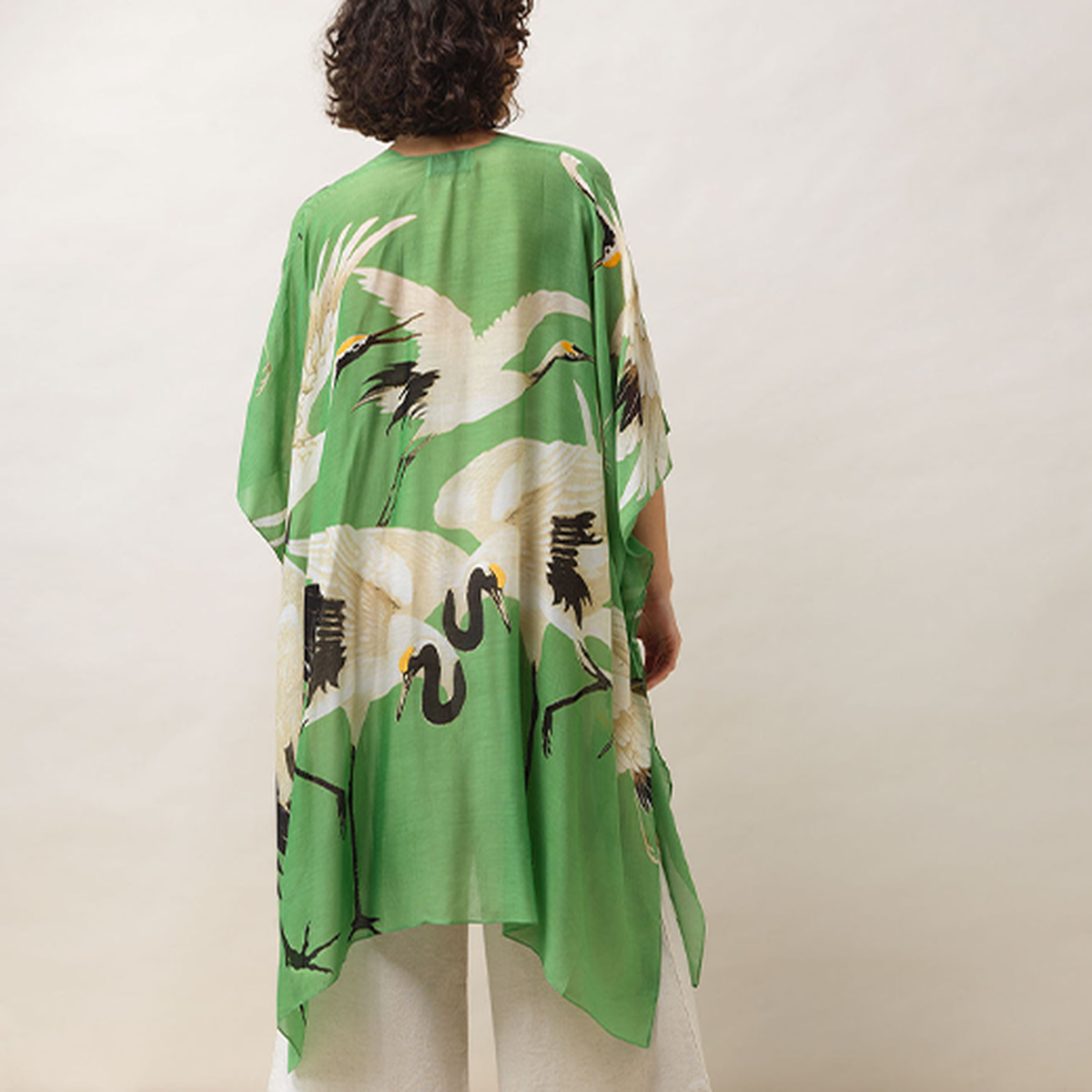 Jade green throwover | Clothing | Fashion | V&A Shop