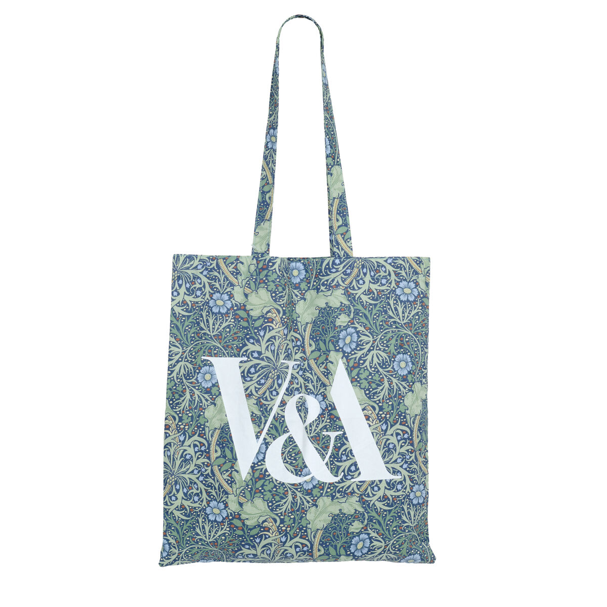V&A Seaweed Wallpaper Design Cotton Tote Bag | V&A Shop