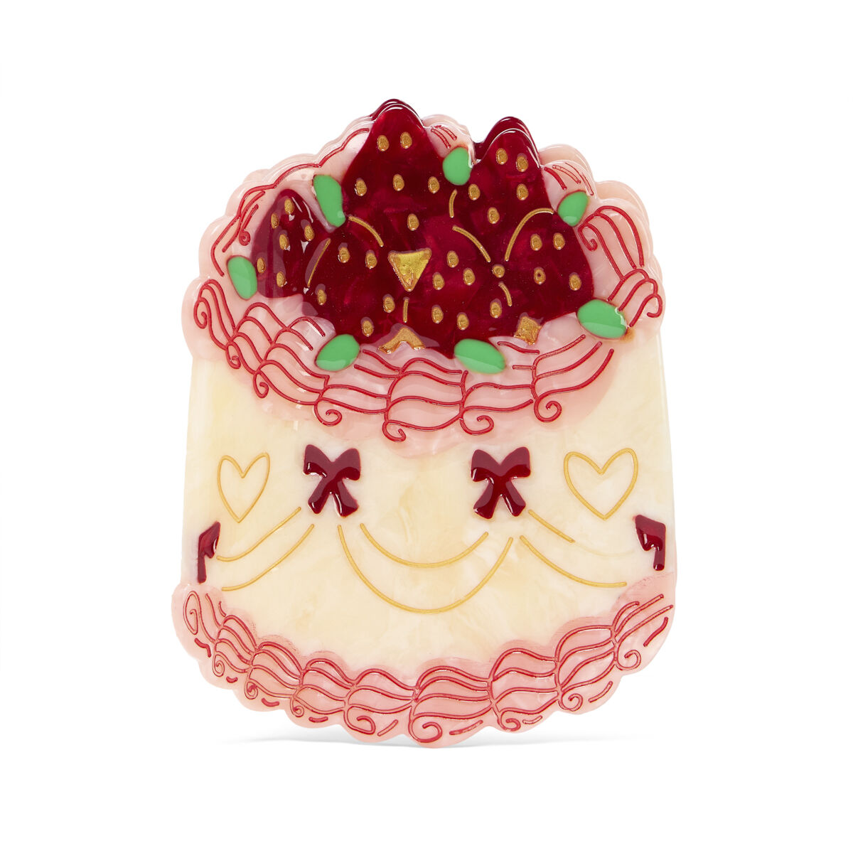 Strawberry cake hair claw | Hair accessories | V&A Shop