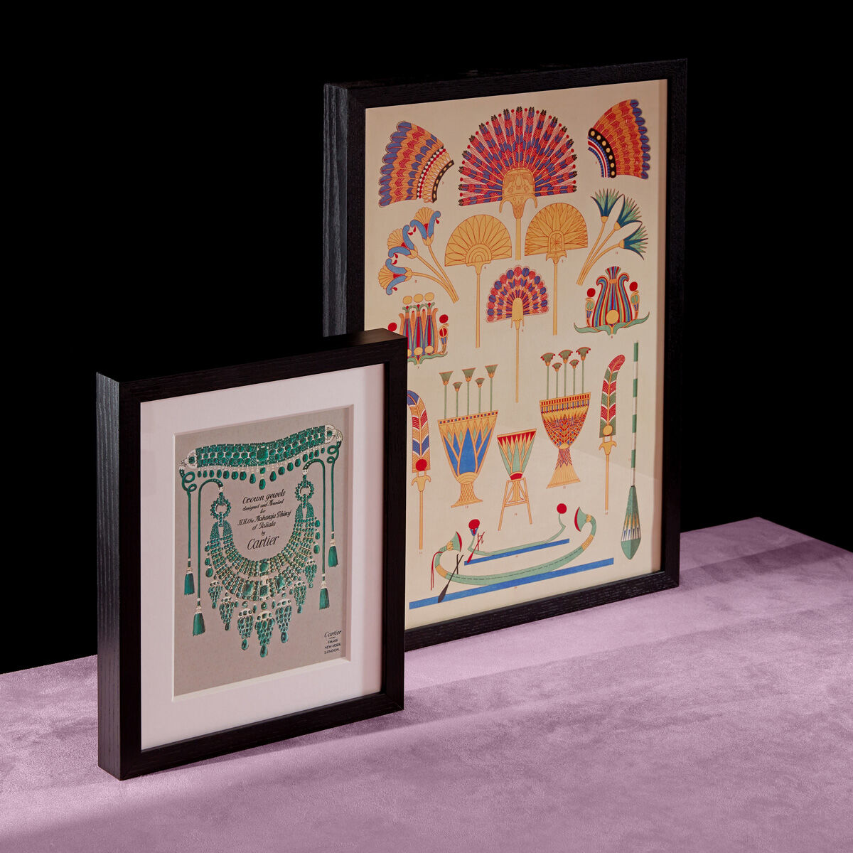 Maharaja's Crown Jewels by Cartier | Mounted Print | V&A Shop