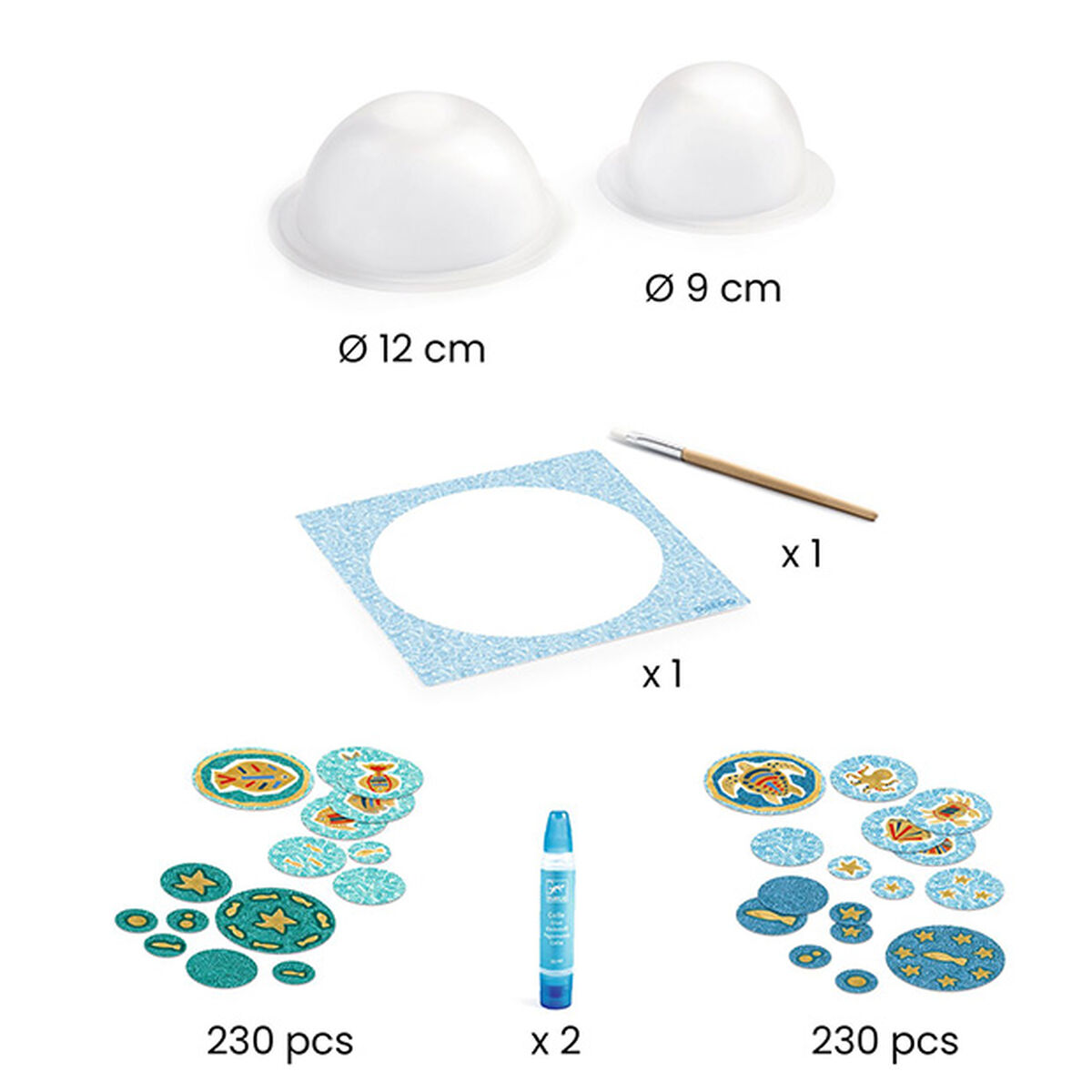 In the sea paper bowls DIY craft kit | Craft kits & activities | V&A Shop