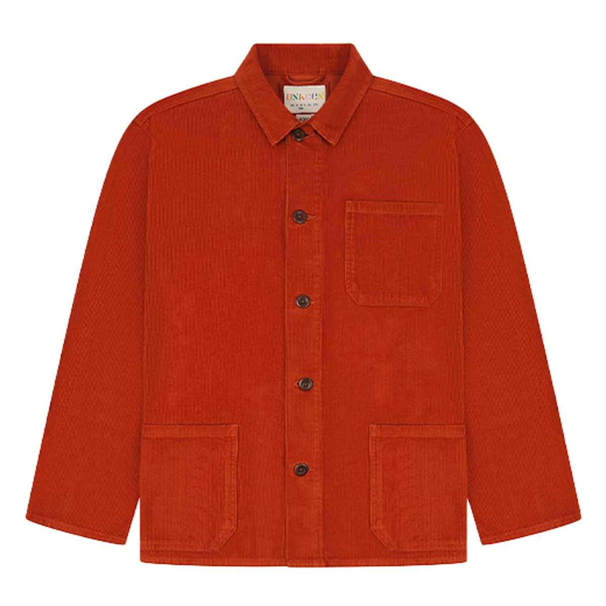 Uskees Rust Overshirt | Uskees Clothing | V&A Shop