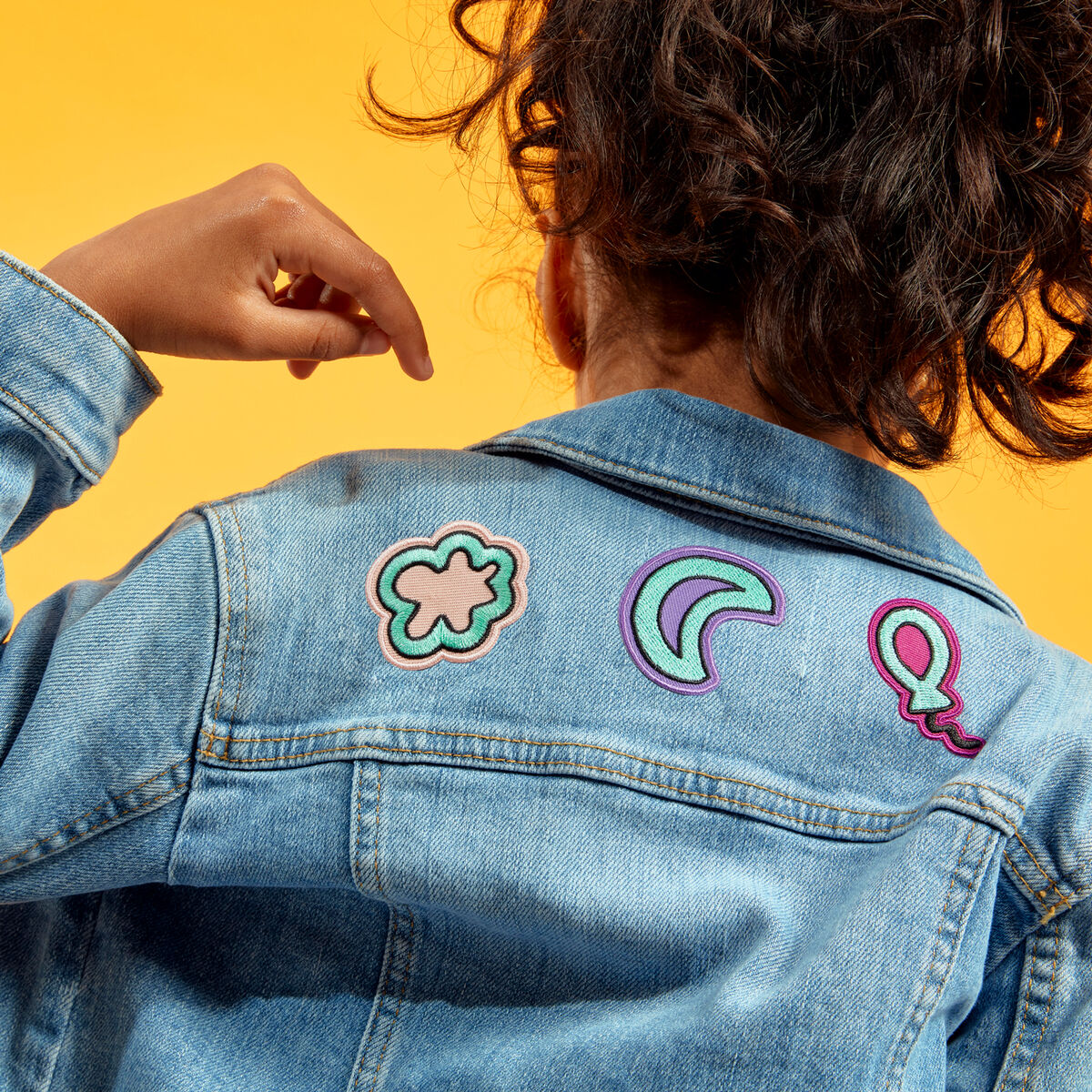 Dreamer iron-on embroidery patch set | Fashion accessories | V&A Shop