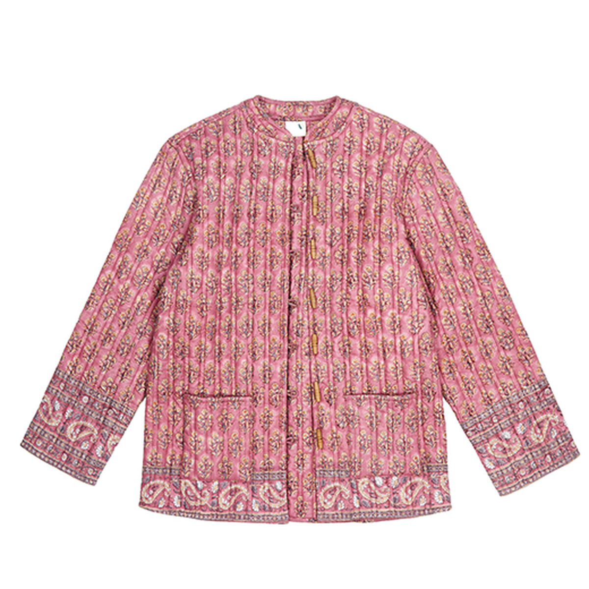 Pink quilted jacket | Jacket | Clothing | Fashion | V&A Shop