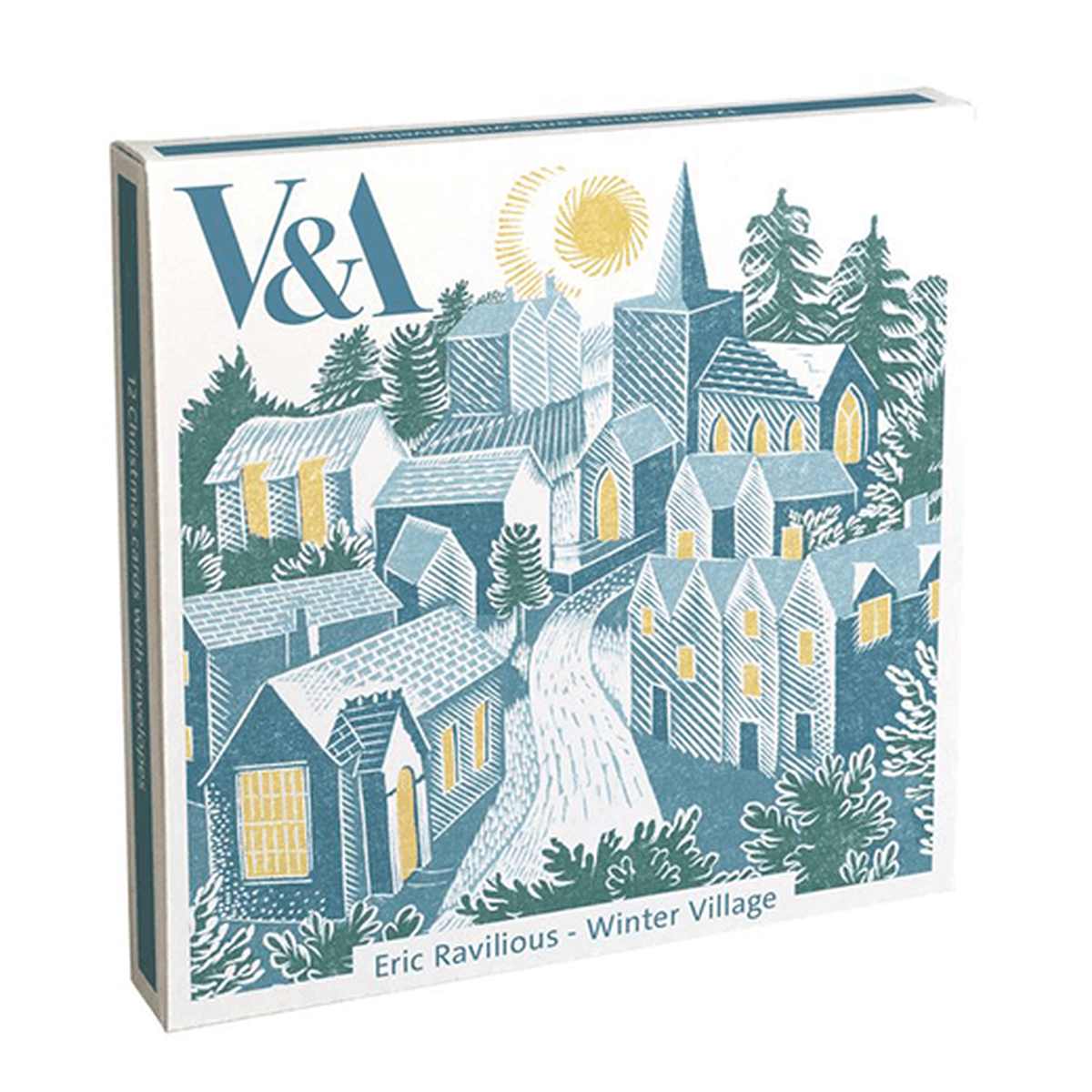 Winter Village Christmas Cards (12 Pack) | V&A Shop