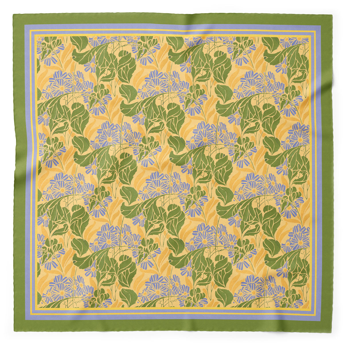 E. A. Séguy yellow floral neckerchief | Fashion in Pattern | V&A Shop
