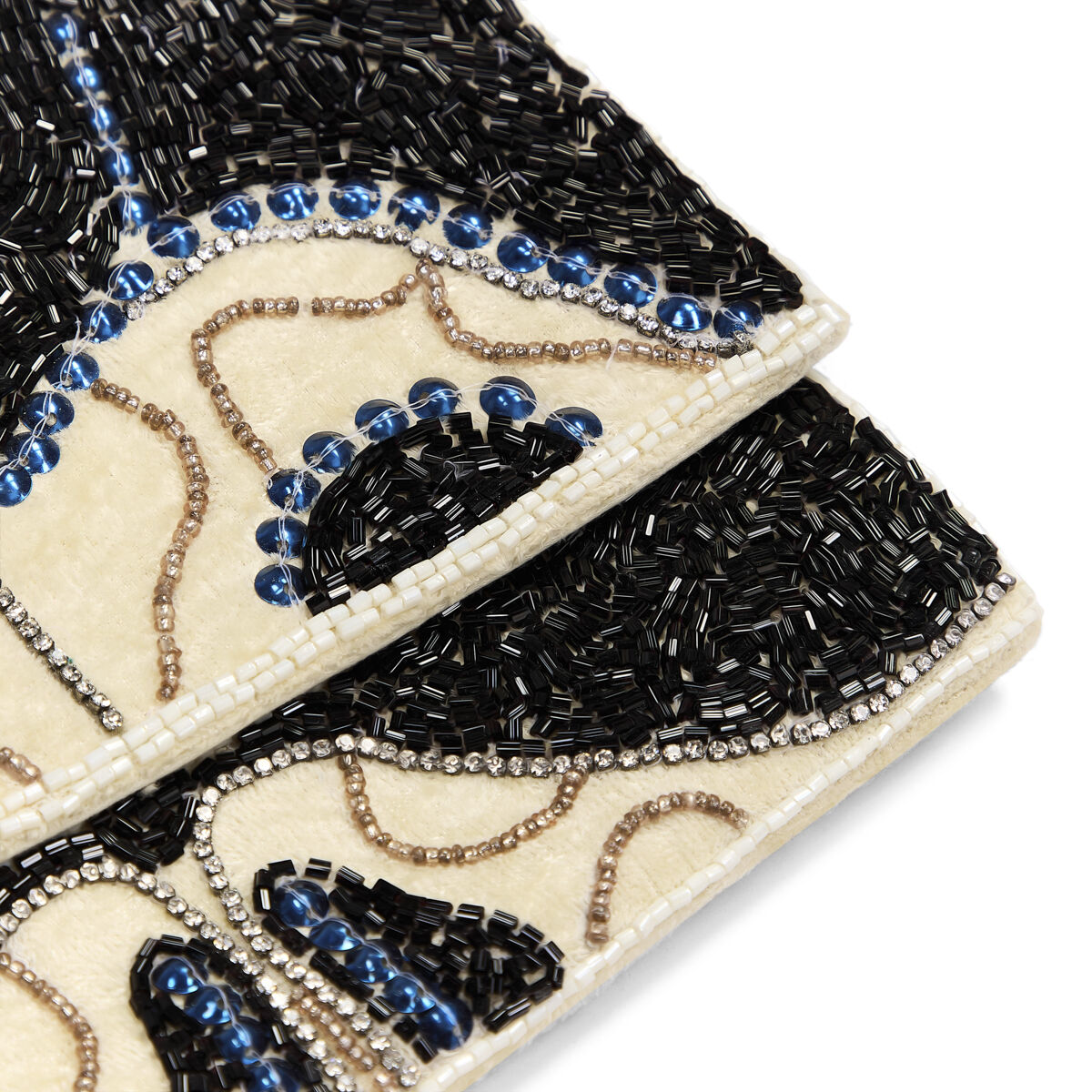 Beaded velvet clutch | Fashion accessories | V&A Shop