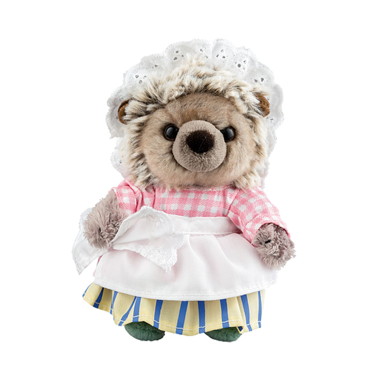 Beautifully soft and cuddly, this Mrs. Tiggy-Winkle toy is dressed just ...