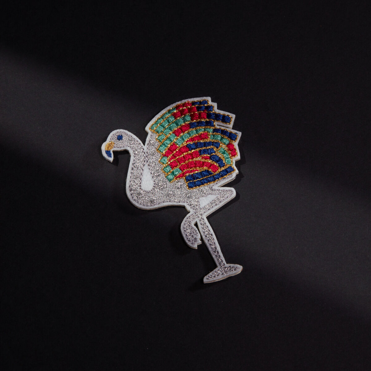 Cartier Flamingo Embroidery Patch | V&A Cartier Exhibition | V&A Shop