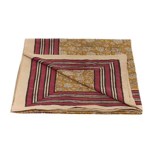 Botanical Block Print Throw | Homeware | V&A Shop