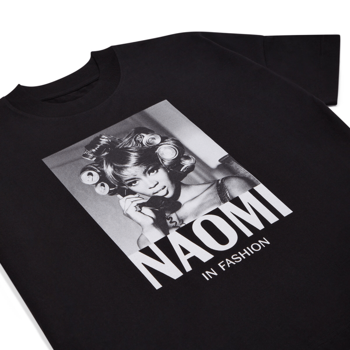 NAOMI: In Fashion Black T-Shirt | V&A Shop