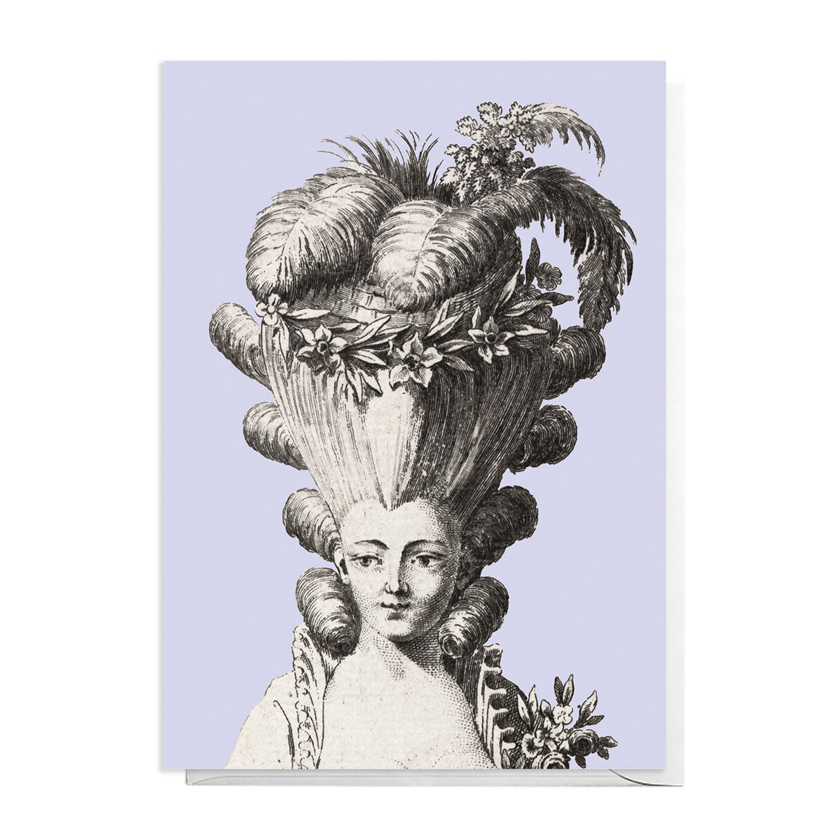 Marie Antoinette Style notecard pack | Stationery | V&A Shop
