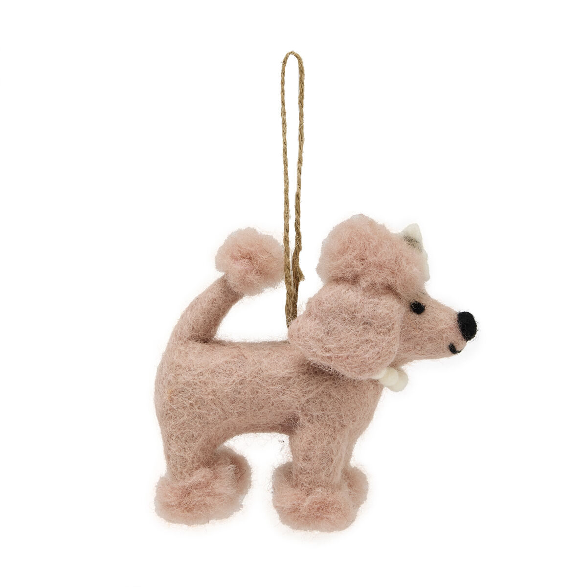 Rococo poodle felt decoration | Christmas decorations | V&A Shop
