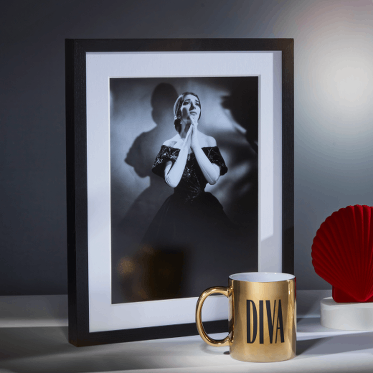 Portrait of Maria Callas photographed by Houston Rogers | Prints | V&A Shop