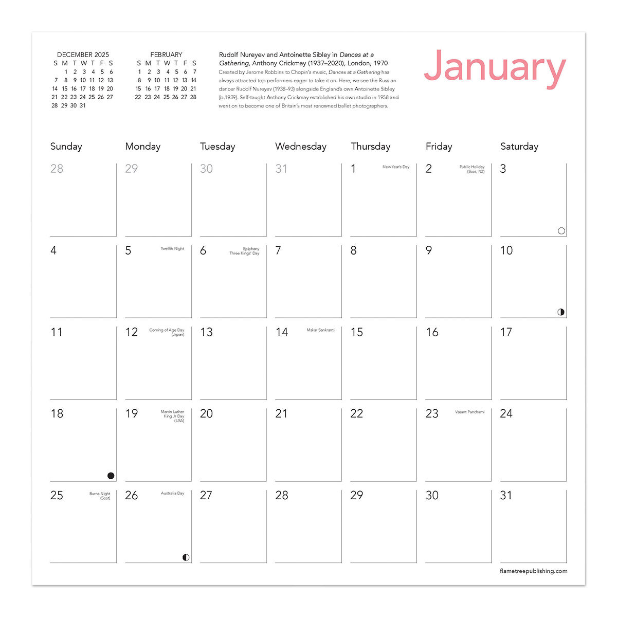 Ballet 2026 calendar | V&A calendars | V&A Shop