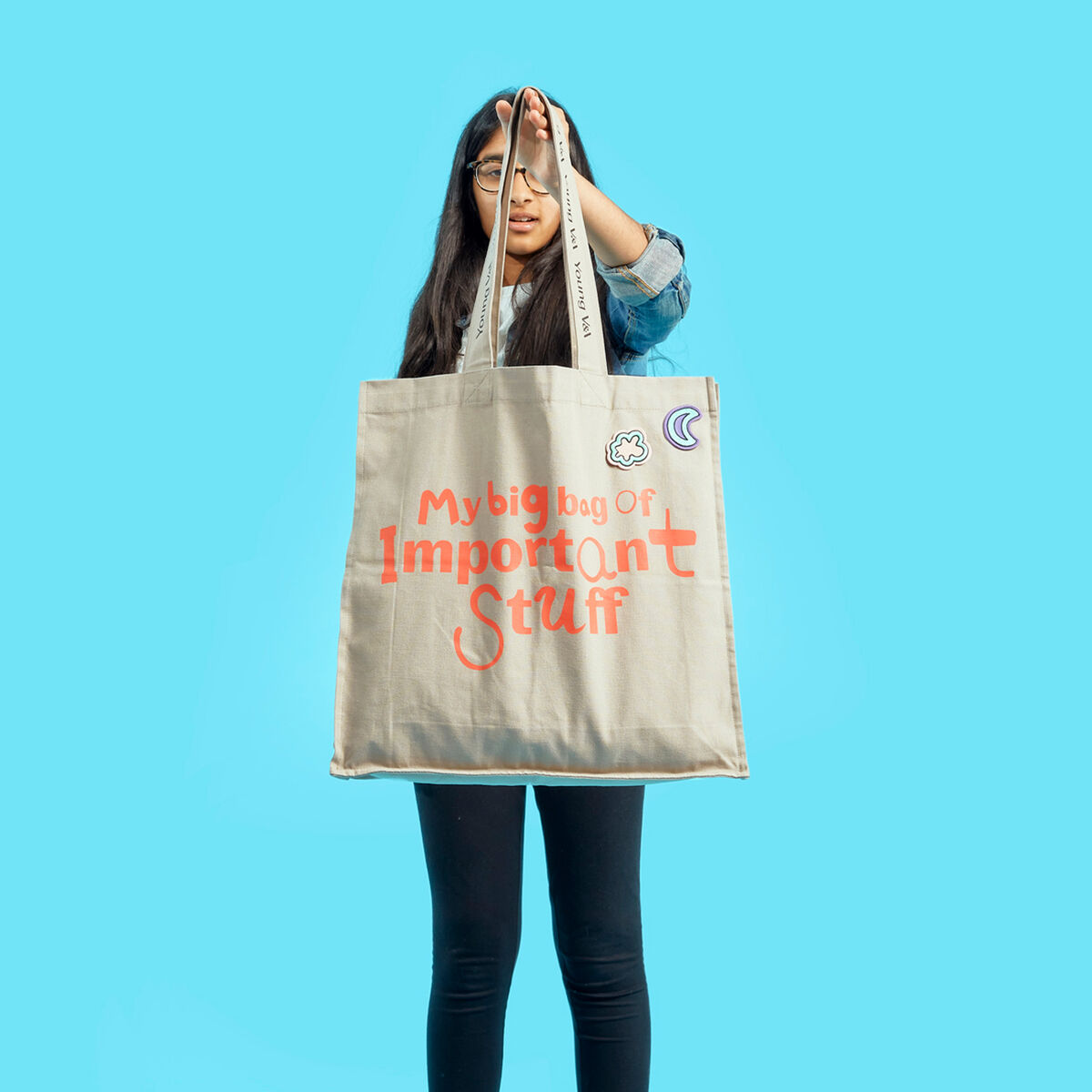 My Big Bag Of Important Stuff Tote Bag | Children's Accessories | V&A Shop