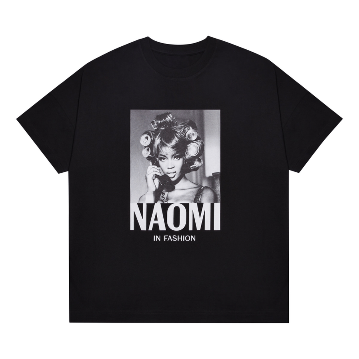 NAOMI: In Fashion Black T-Shirt | V&A Shop