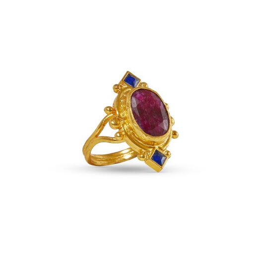 Ruby cocktail ring by Ottoman Hands | Jewellery | V&A Shop