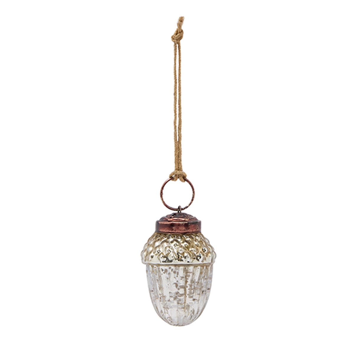 Mini acorn glass decoration | Christmas Decorations | V&A Shop | V&A Shop