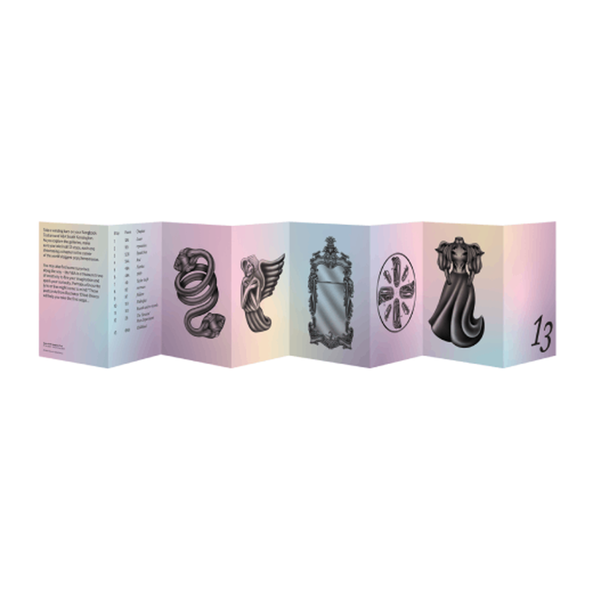 V&A Songbook Trail postcard concertina | V&A Shop